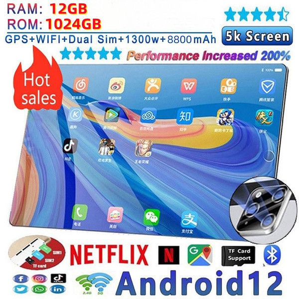2025 atualização mais recente melhor Tablet PC dez cores 2.4G duplo ...
