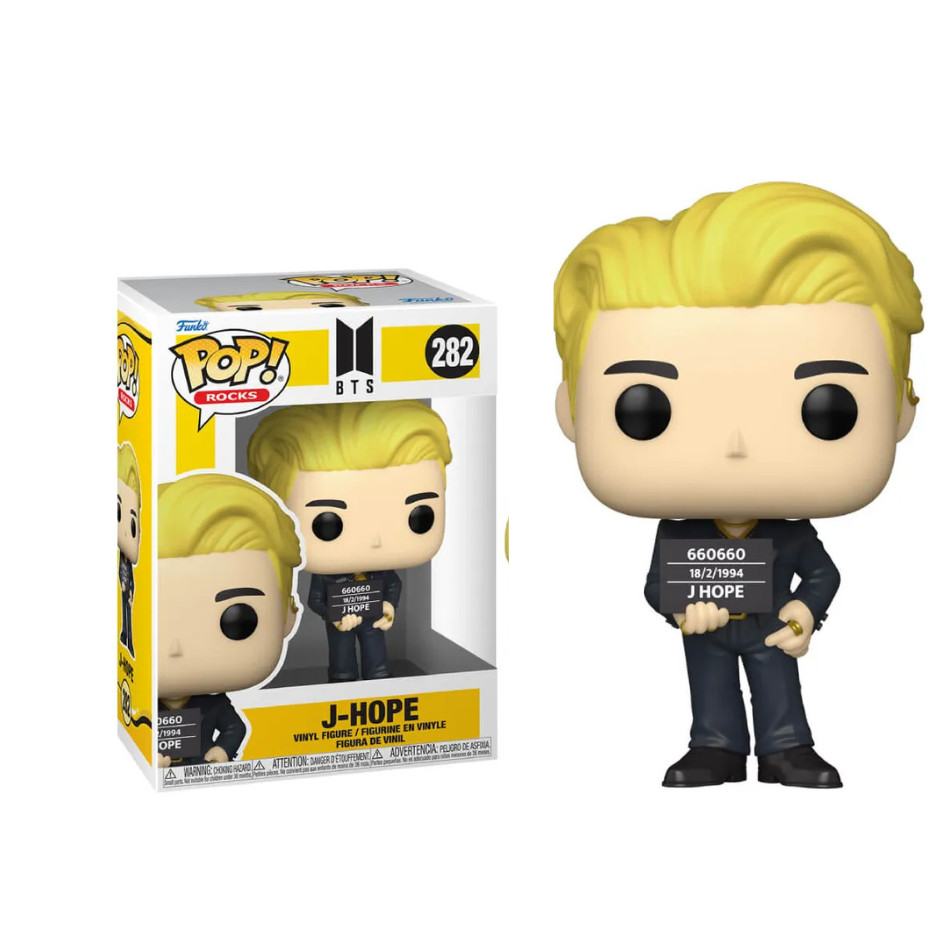 Boneco Tipo Funko Pop Rocks BTS - J-HOPE #282 | Shopee Brasil