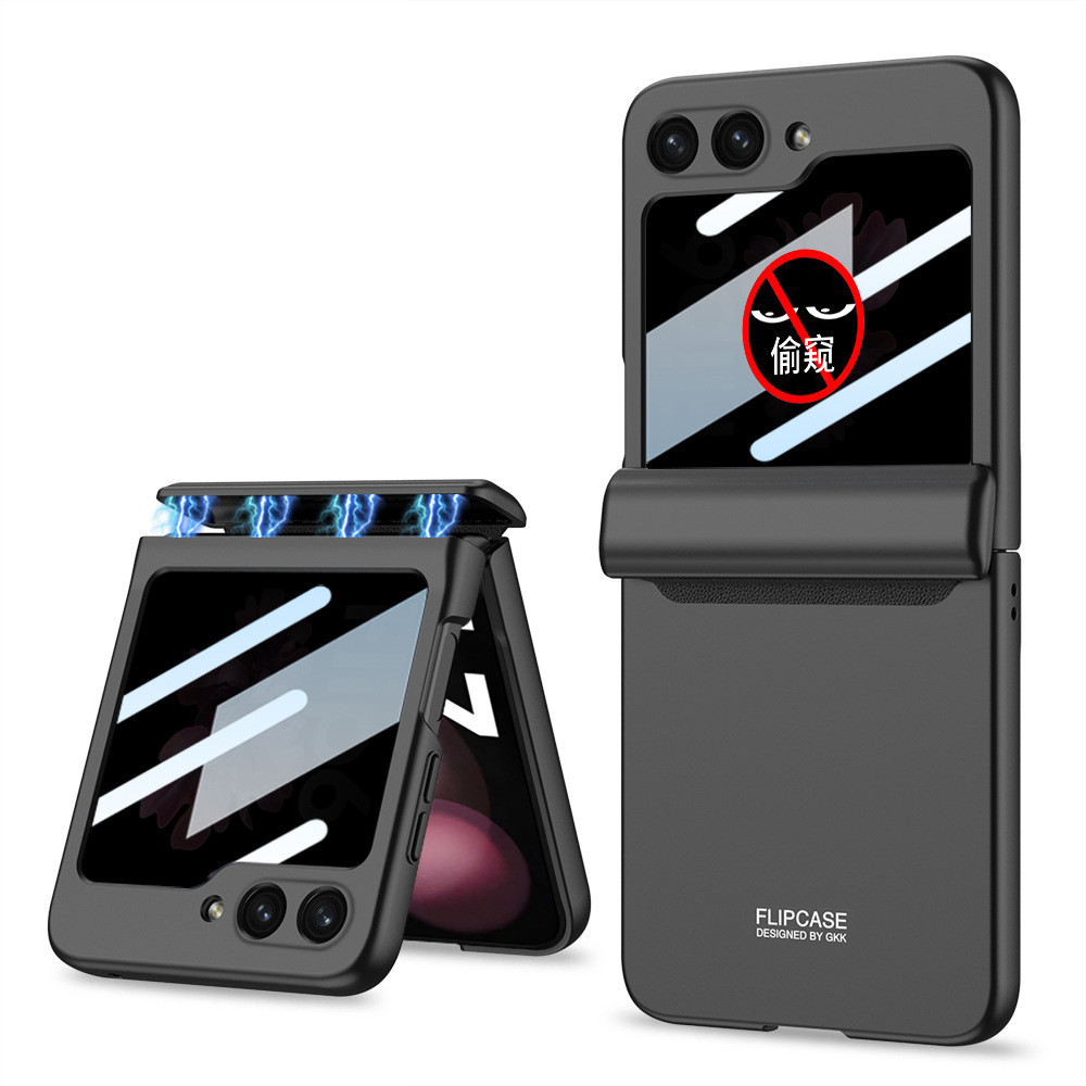 Para Samsung Galaxy Z Flip 6 case Com Vidro De Privacidade Flip6 Capa ...