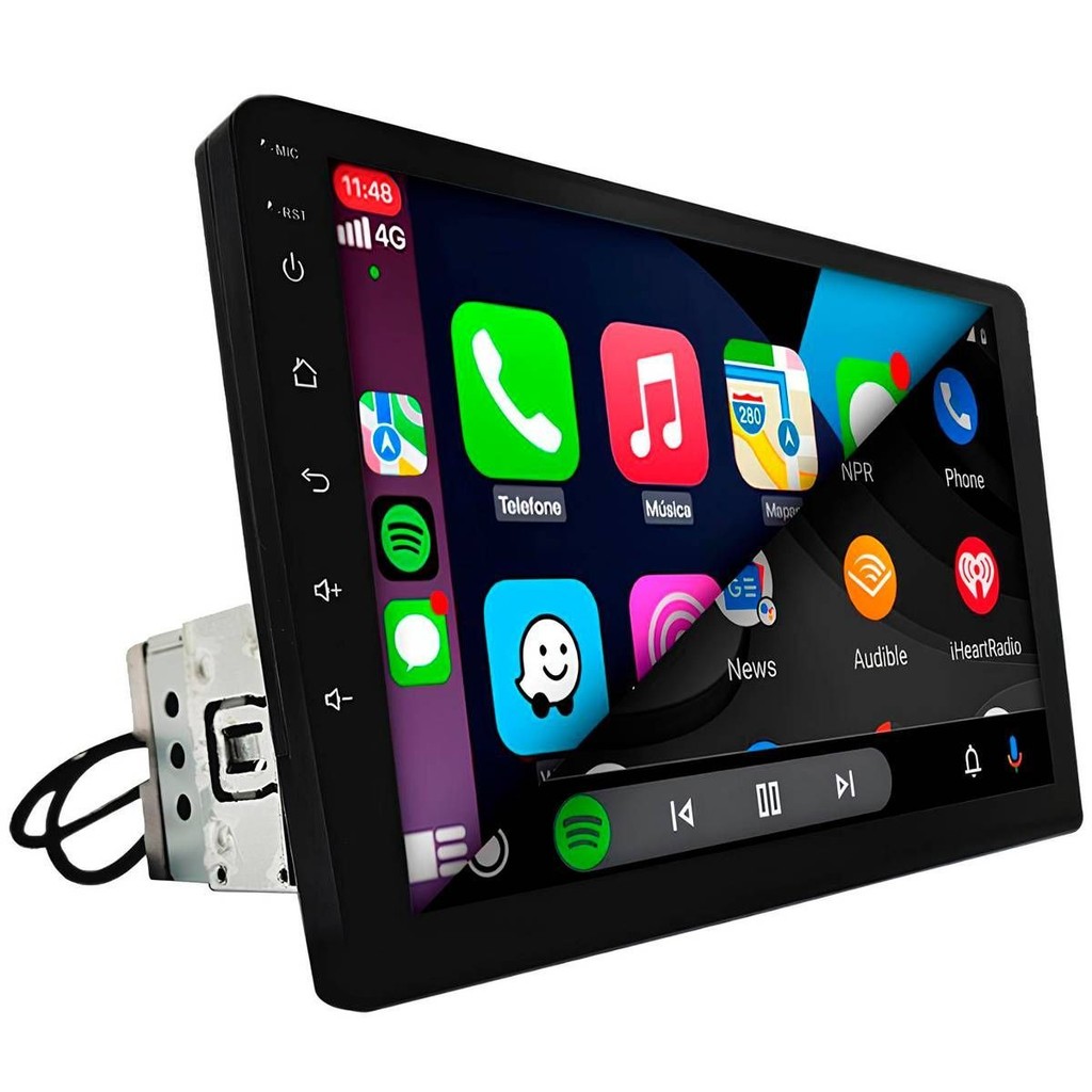 Central Multimídia Mp5 9Pol 1Din Carplay Android Auto Espelhamento Tela IPS | Shopee Brasil