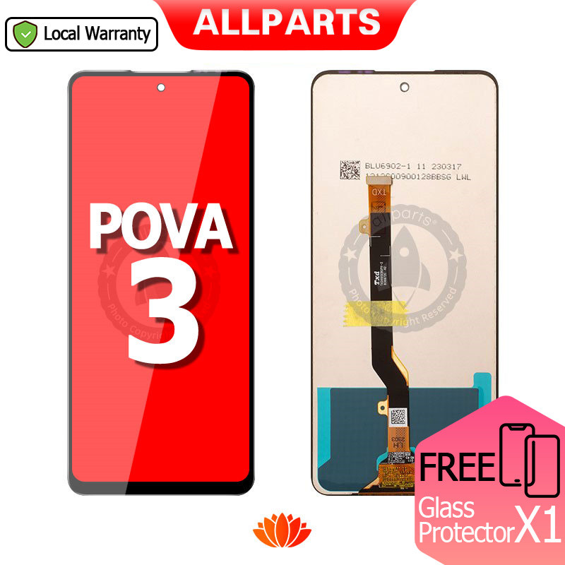 Tela do Tecno Pova 3 LF7n LCD Display Frontal | Shopee Brasil