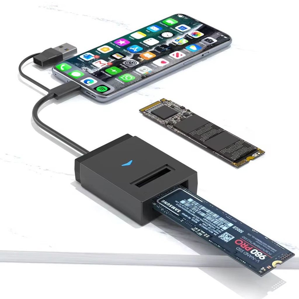 Adaptador SSD M.2 NGFF/NVMe USB 3.2 Gen 2 até 5TB Knup KP-HD850 ...