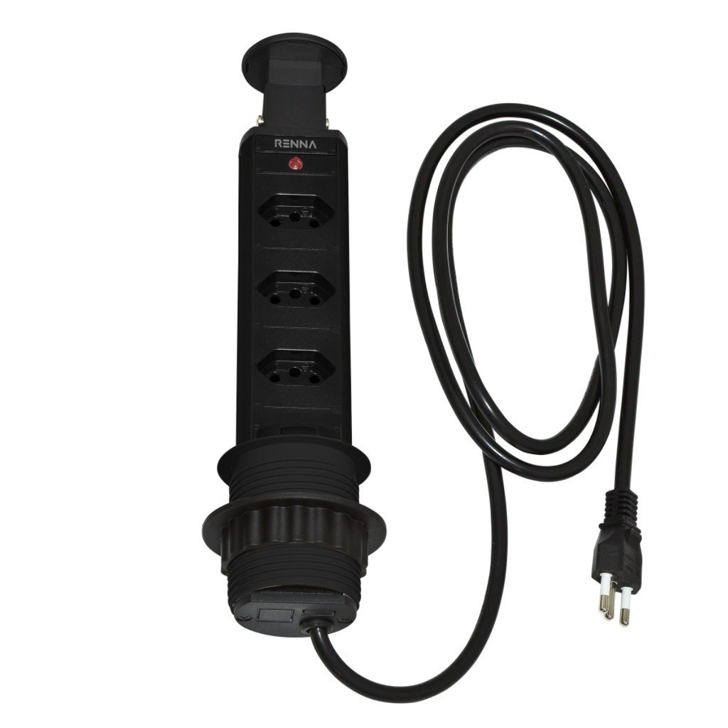 Torre De Tomada Bancada Com 2 Usb 2 Tomadas Para Escritório | Shopee Brasil