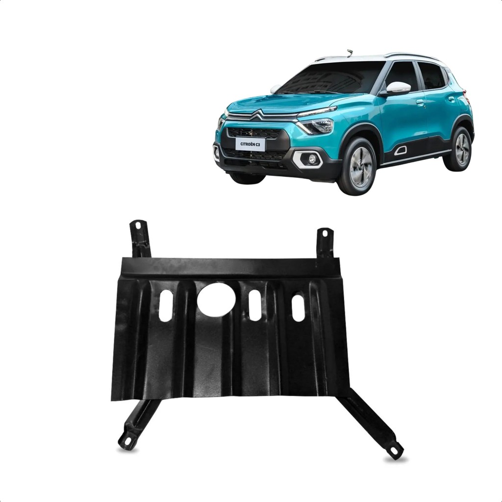 Protetor Carter Citroen C3 Live Pack Fell 1.6 2022/2023 Peito de Aço ...