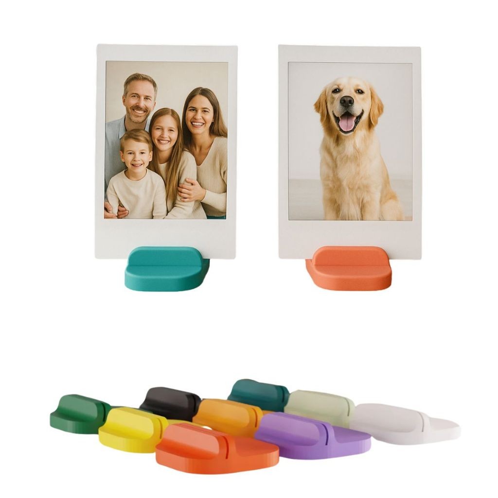 Kit Porta Retrato Polaroid Base Suporte Apoio Para Foto Polaroide ...