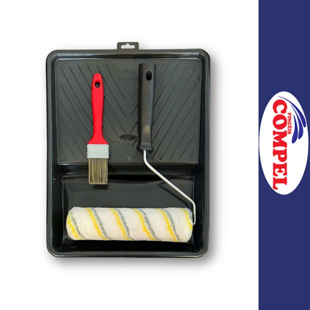 Kit de Pintura 4 Peças Polipop 23cm Compel | Shopee Brasil