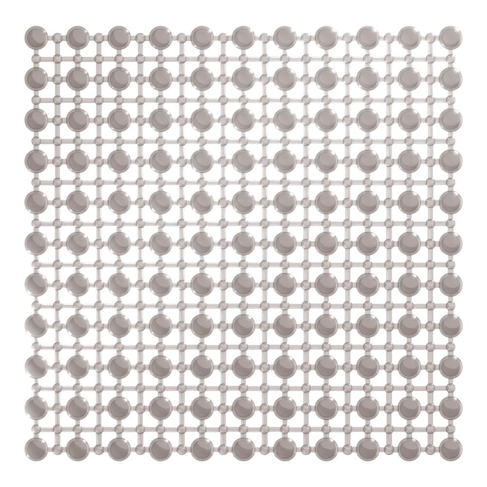 Tapete Quadrado Lyor de PVC com Antiderrapante Cinza 45cm | Shopee Brasil