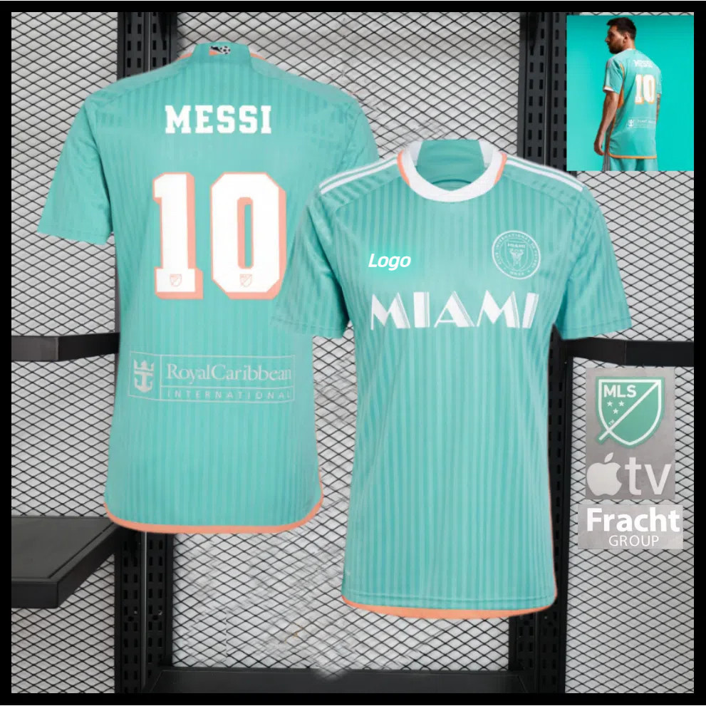 NEW Inter Miami Jersey 24-25 Camisola de Futebol Masculina | Shopee Brasil