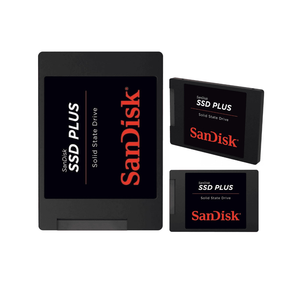 SSD SANDISK PLUS 128gb/240gb/480bg/960bg/1tb Sata/ Kingston/Gigabyte ...