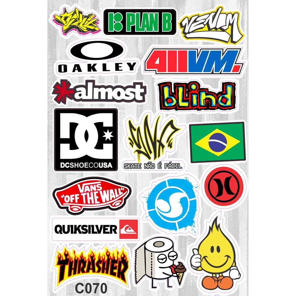 Cartela De Adesivos Personalizados C070 - Escola Carro Moto Bike Motocross Caminhão Super ...