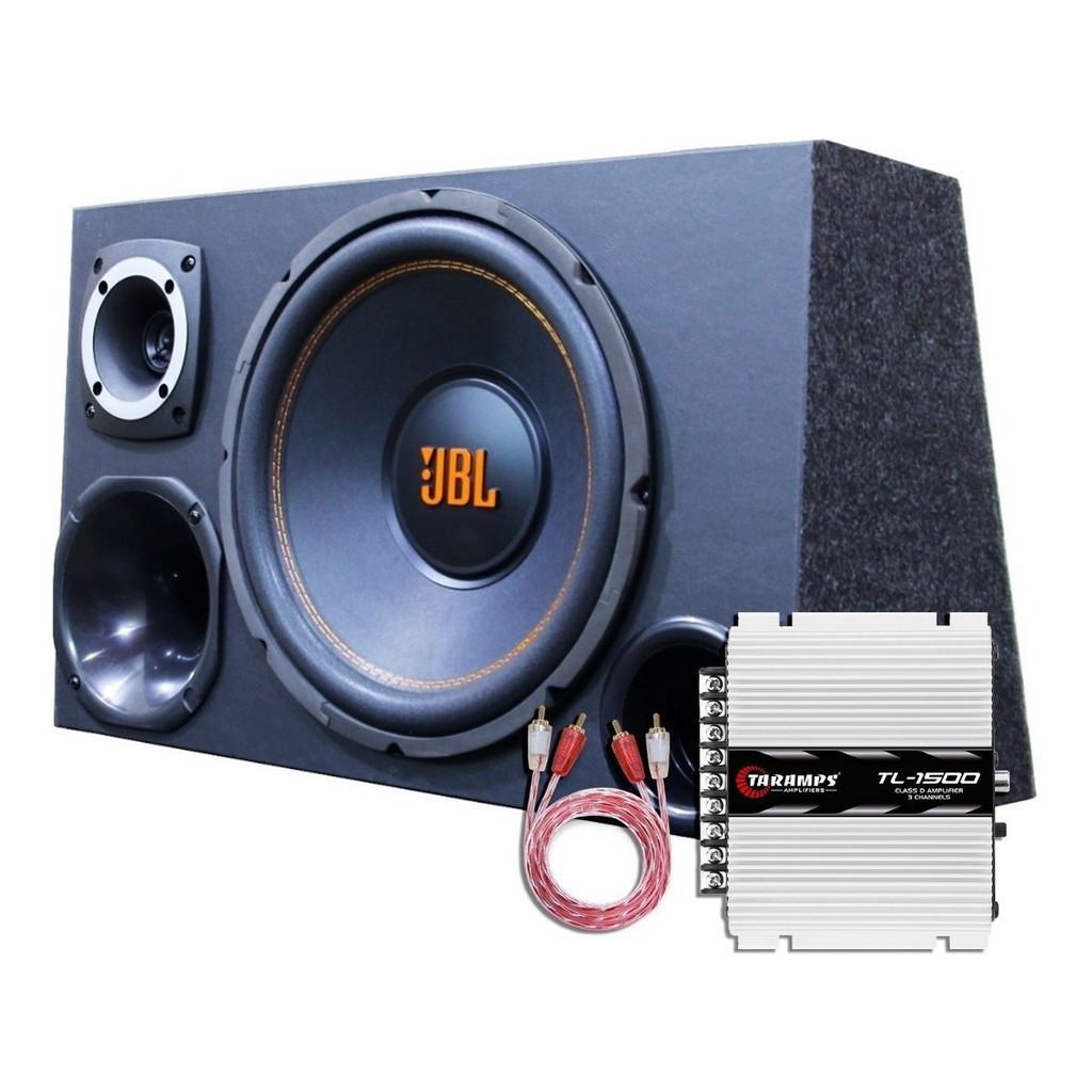 Jbl Selenium Caixa Trio Completa de 12 Polegadas + Módulo Taramps TL1500 | Shopee Brasil
