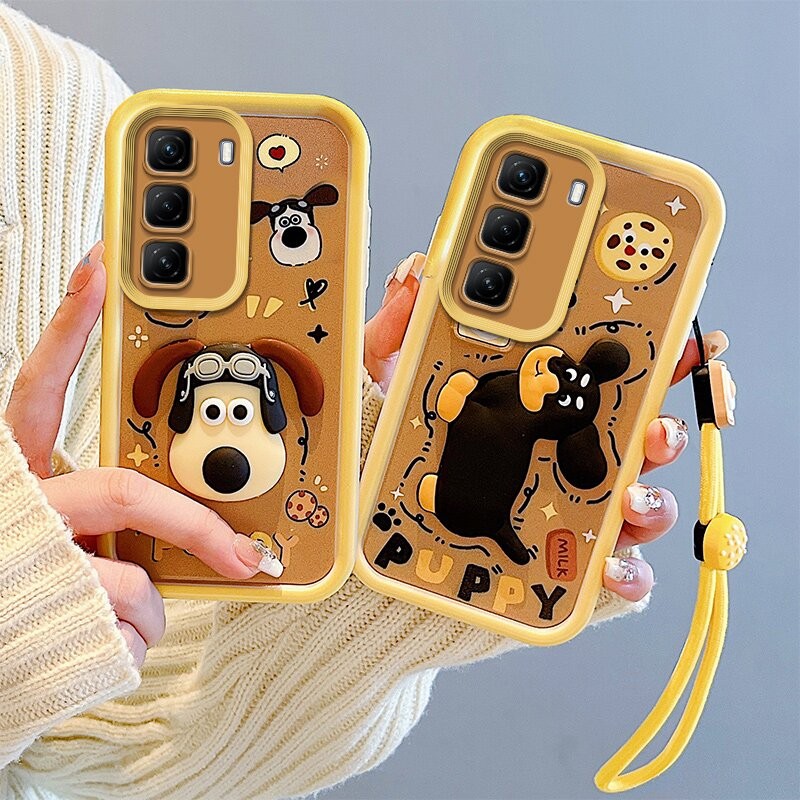 Bonito 3D Dos Desenhos Animados Padrão De Luxo Silicone Caso Para Vivo ...