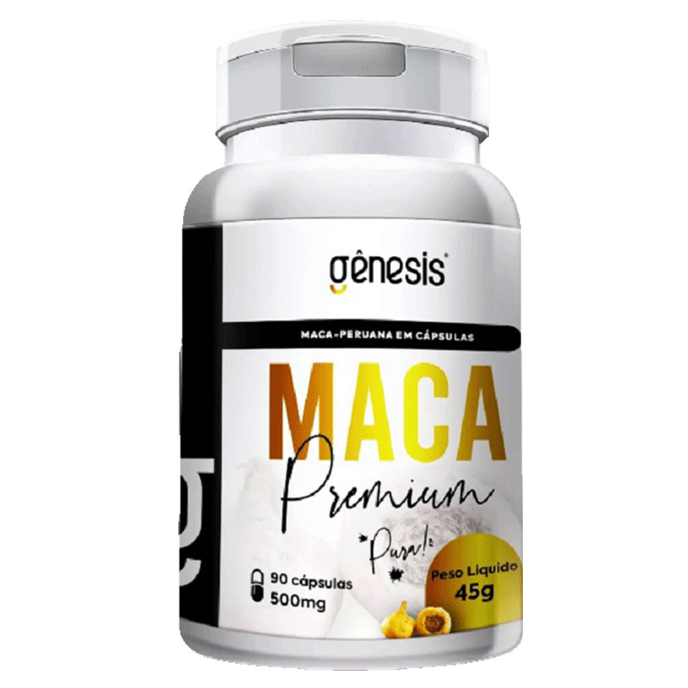 Maca Peruana Premium 100% Pura 90 Caps 500mg Gênesis | Shopee Brasil