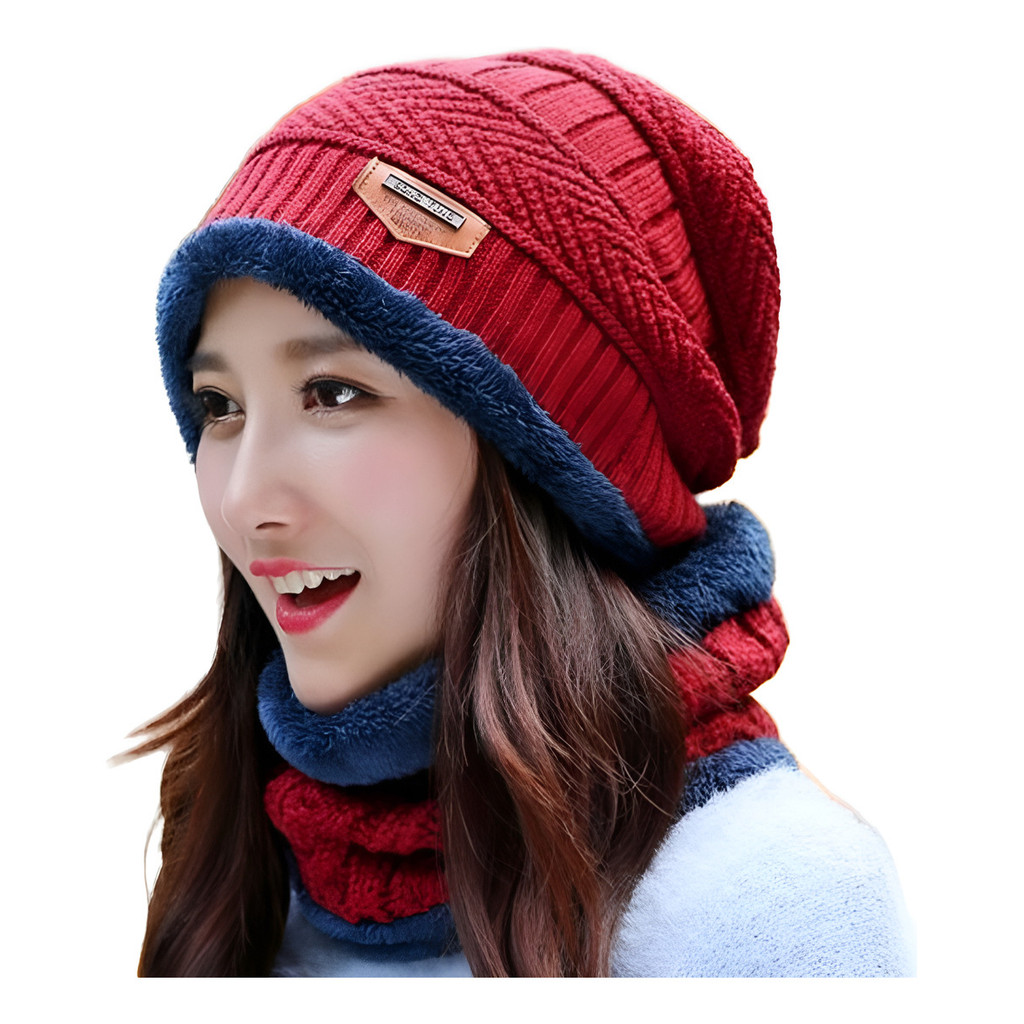 Touca Inverno Frio + Protetor De Pescoço Masculino Feminino | Shopee Brasil