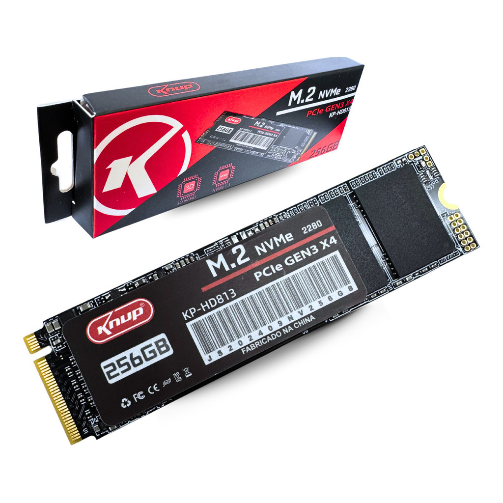 Ssd M2 Nvme 256gb Pcie Gen3 X4 Knup Kp-hd813 | Shopee Brasil