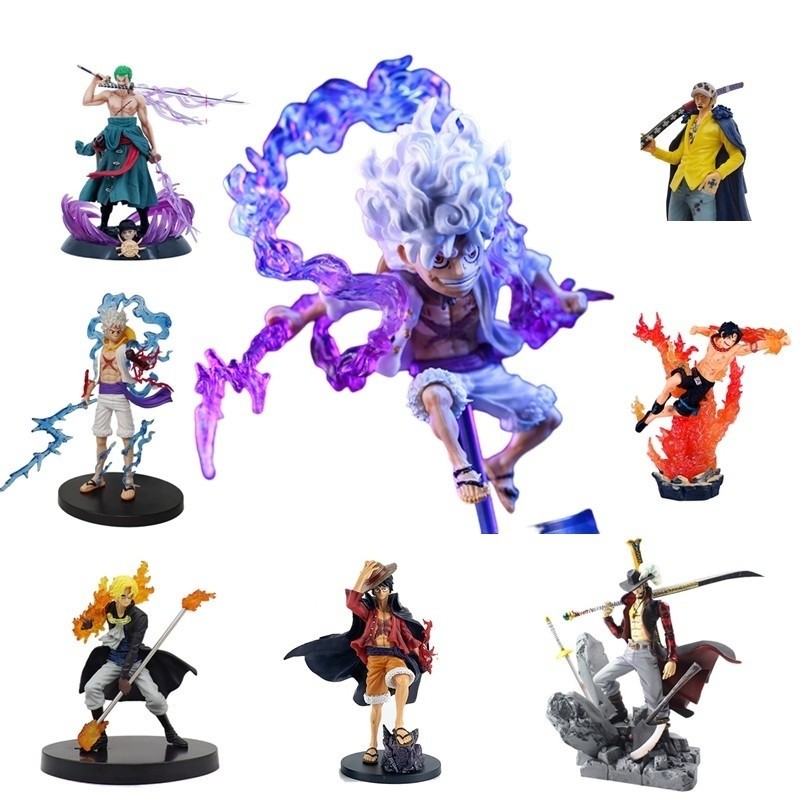 One Piece Luffy5 Ace Hancock Lei Marco Números De Ação Modelo MVZU ...