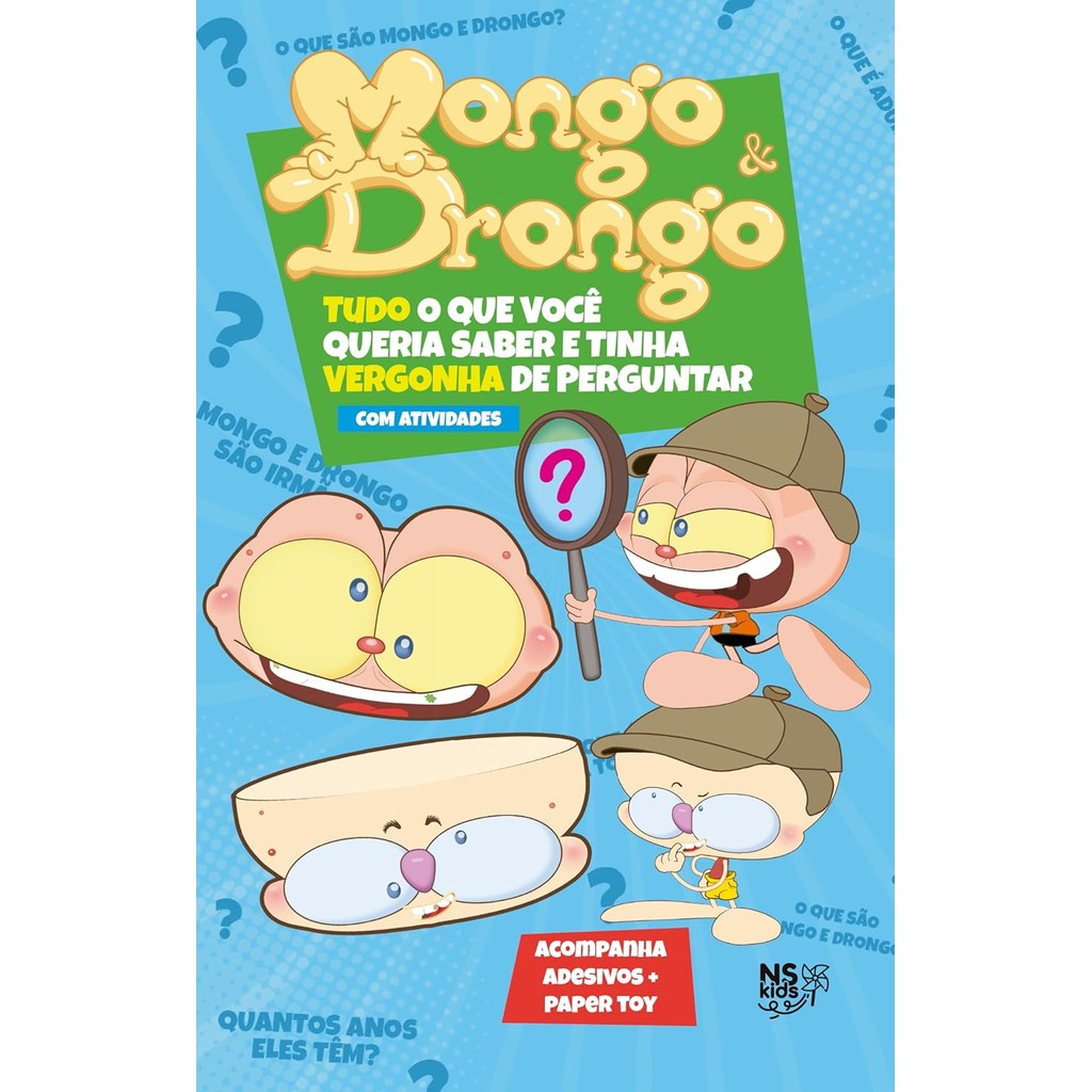 Mongo & Drongo Atividades Adesivo Paper Toy Tudo o Que Você Queria ...