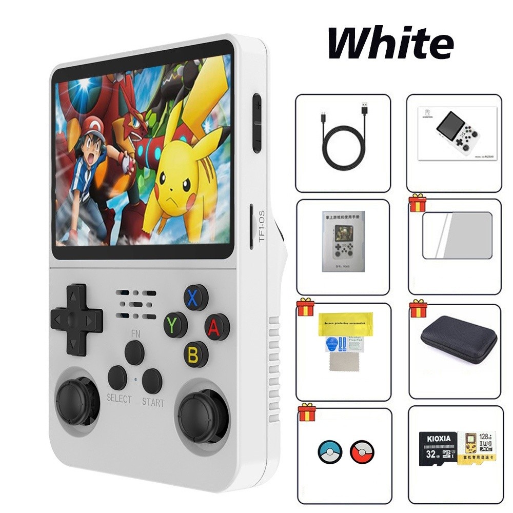 15,000 tela portátil IPS do jogo de vídeo 64g Linux do console dos jogos R36S 3,5 polegadas ...