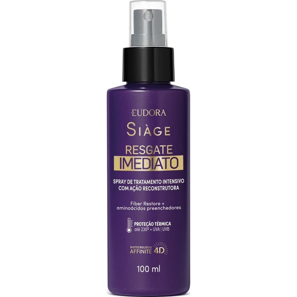 Spray de Tratamento Intensivo Eudora Siage Resgate Imediato 100ml | Shopee Brasil