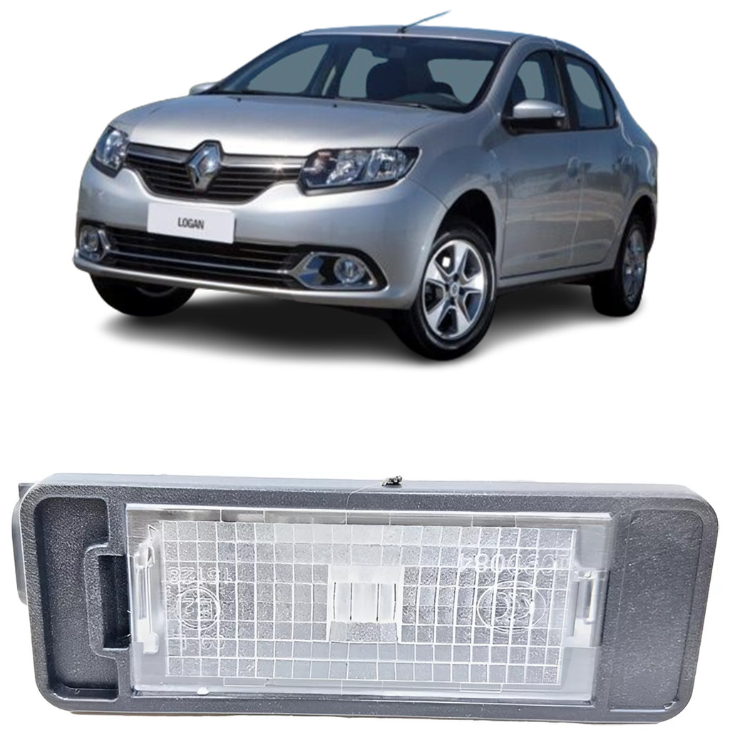 Luz da Placa Original Renault 265109646r Logan 2014 a 2020 265109646r ...