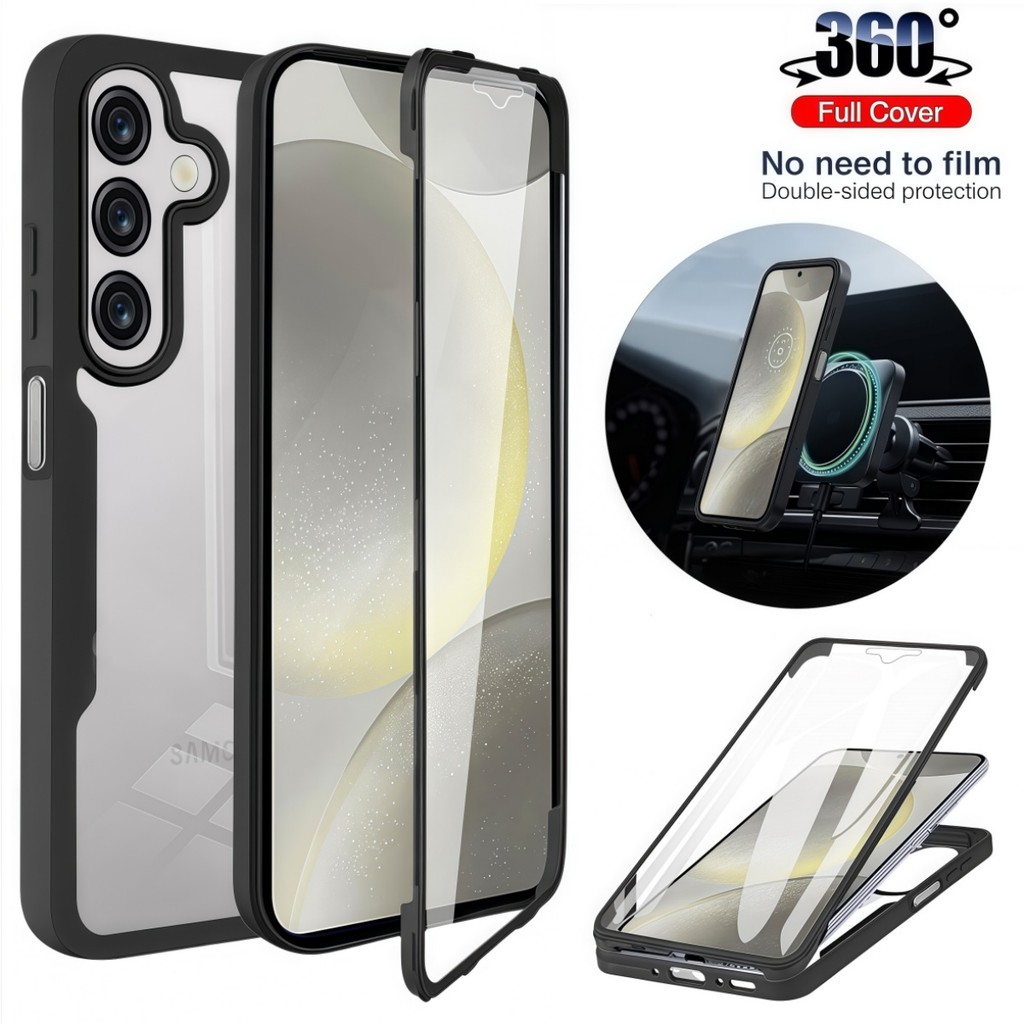 Capa 360 graus para corpo inteiro para Samsung Galaxy A06 A16 A05S A05 A15 A35 A55 A14 A34 A54 à ...