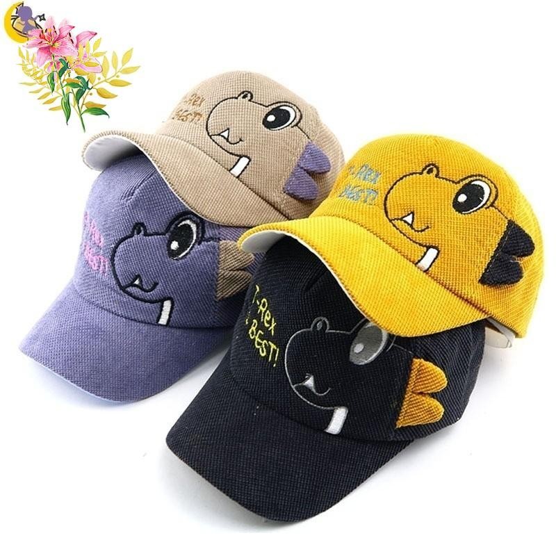 Bonito Bebê Bonés Dos Desenhos Animados Dinossauro Crianças Menino Boné ...