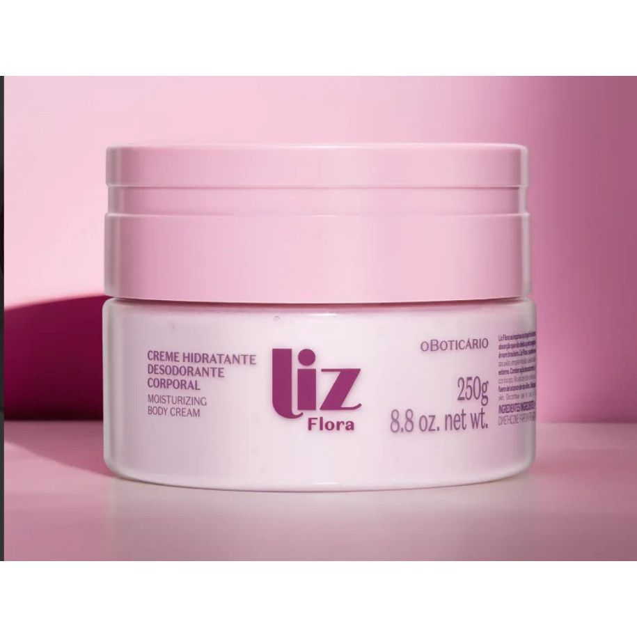 Creme Hidratante Desodorante Corporal Liz Flora , O Boticario, Original ...