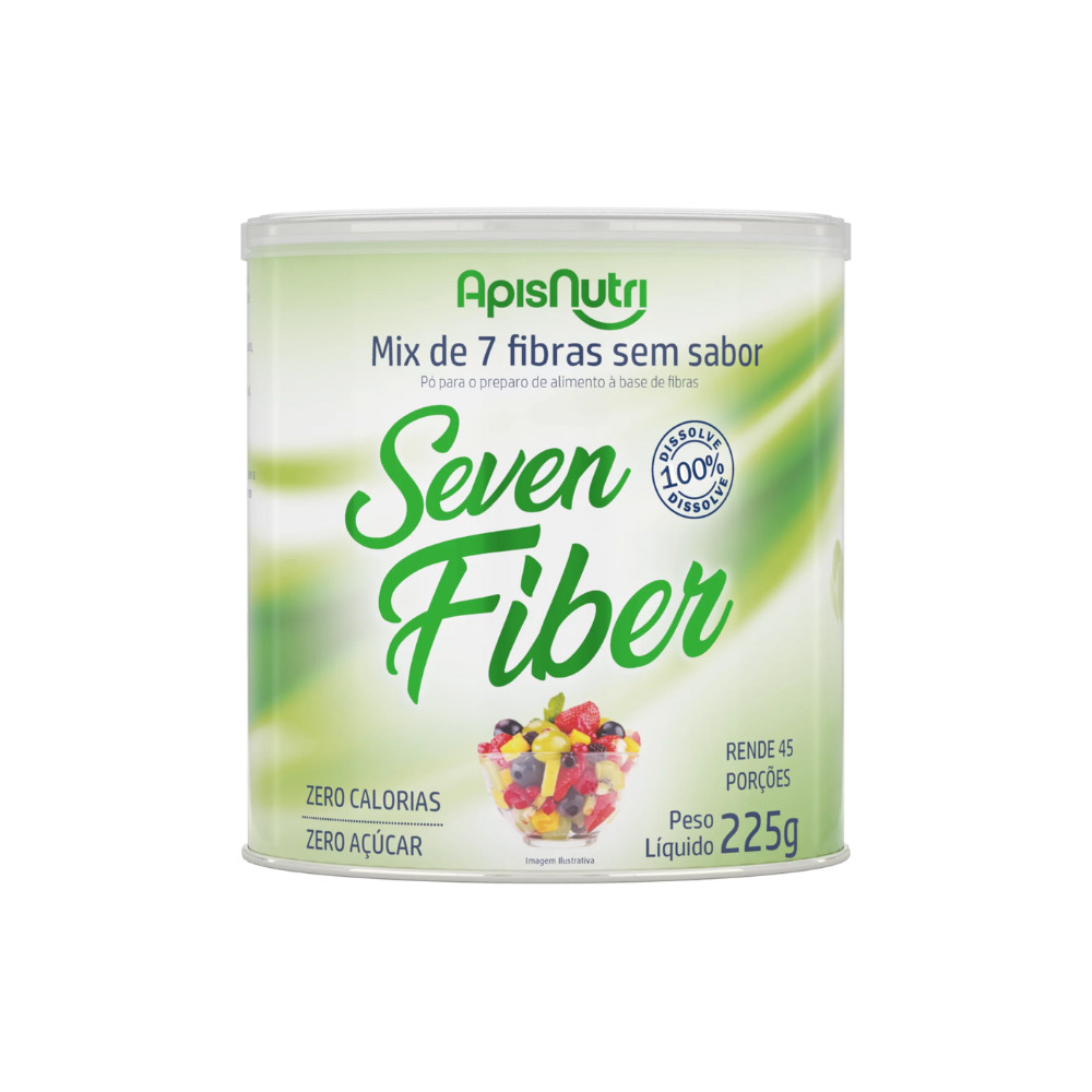 Mix de Fibras Sem Sabor Seven Fiber 225g - Apisnutri | Shopee Brasil
