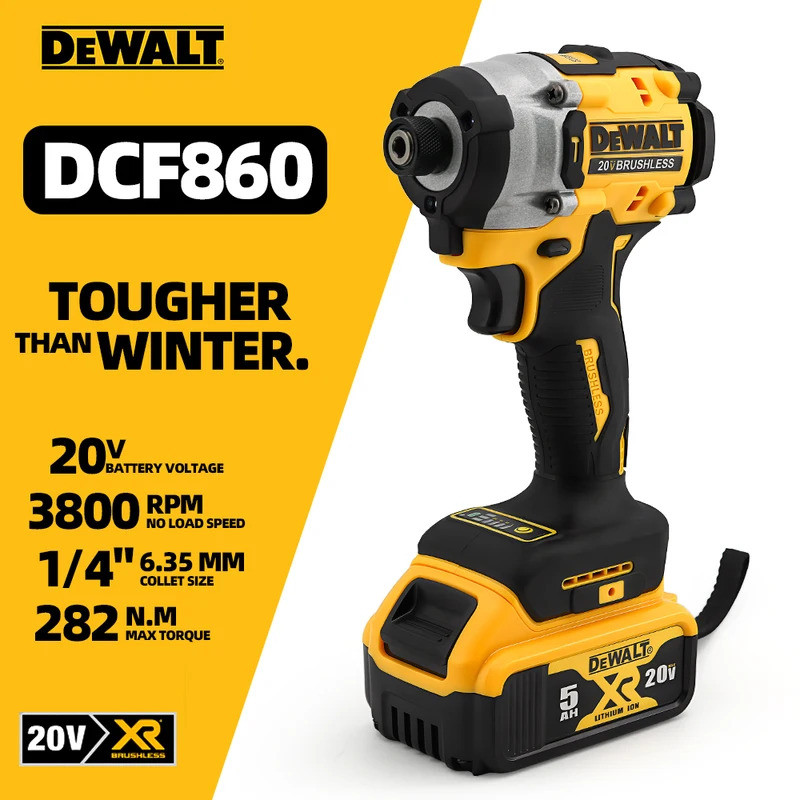 DEWALT DCF860 Furadeira/Chave de Impacto Sem Fio 282NM 20V Furadeira ...