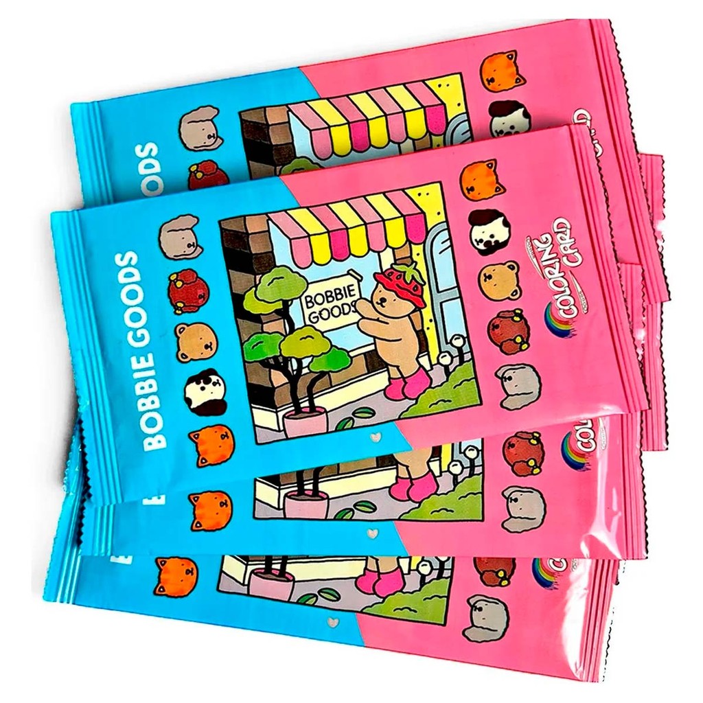 100 Cards Bobbie Goods de Colorir Colecionavel Infantil | Shopee Brasil
