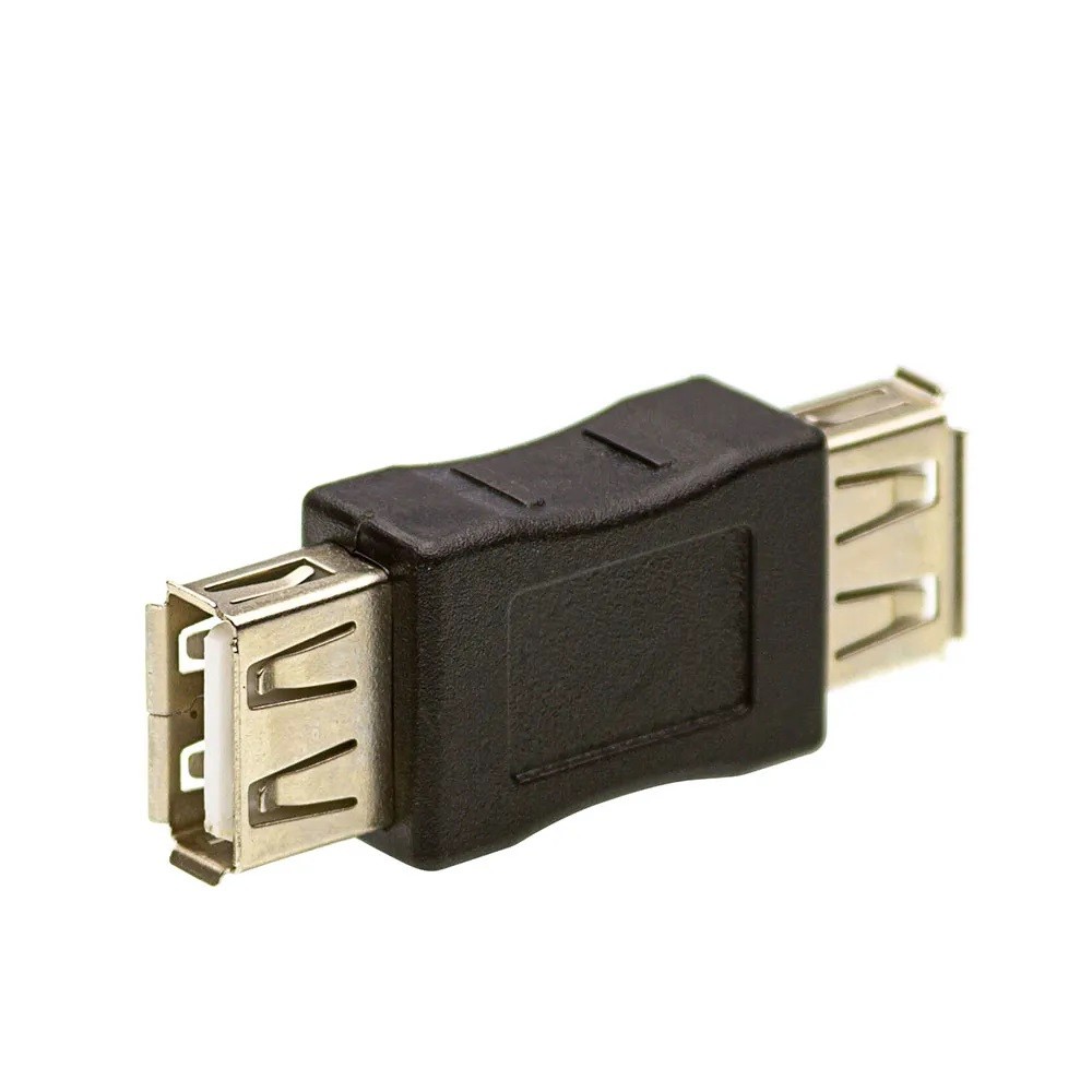 Conector Emenda USB Fêmea x USB Fêmea Para Extensão | Shopee Brasil