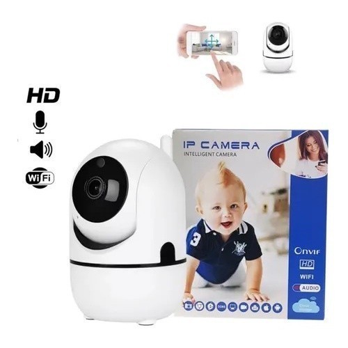 Câmera Baba Eletrônica Visão Noturna com audio Wifi App Yoosee | Shopee ...