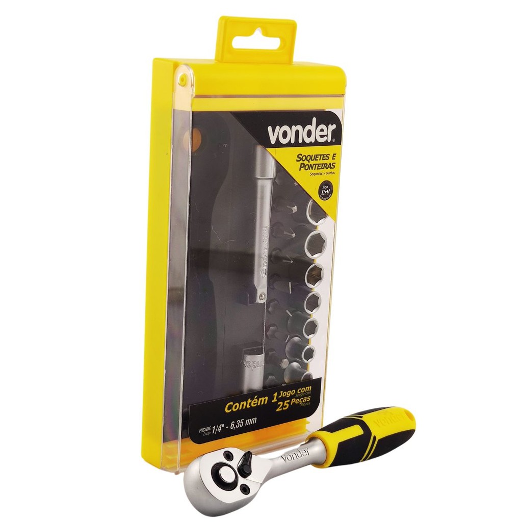 Kit Chave Catraca com 24 Bits Sextavados, Allen, Phillips e Fenda 4mm a ...