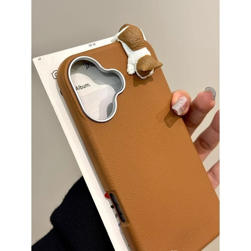Para iPhone 16 3D Gato Couro Caso De Telefone 15 13 14 12 11 Pro Max ...