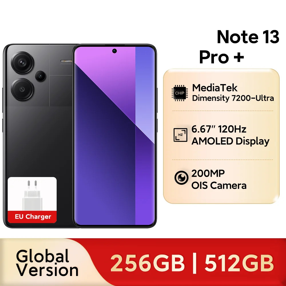 Redmi Note 13 Pro Plus 5G Global Edition 512GB MediaTek Tamanho 7200 ...