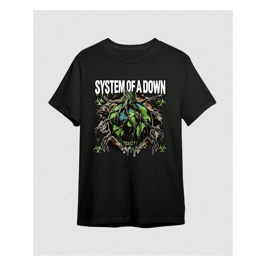 Camiseta System Of Down Toxicity Unissex Banda Rock Soad Serj Tankian ...