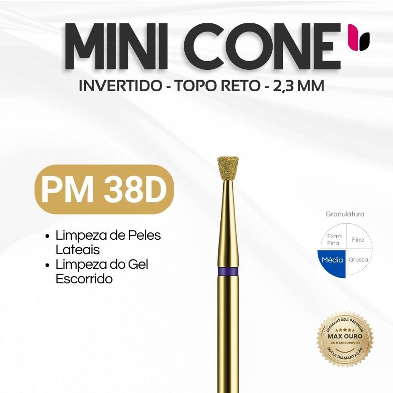 38D - Broca Diamantada - Mini Cone Invertido | Shopee Brasil