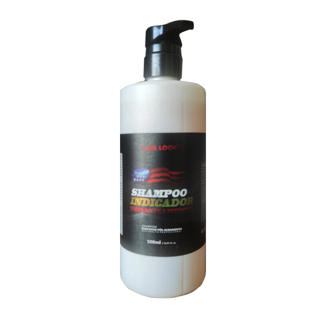 Shampoo Indicador Alisamento Americano Alfa Looks | Shopee Brasil