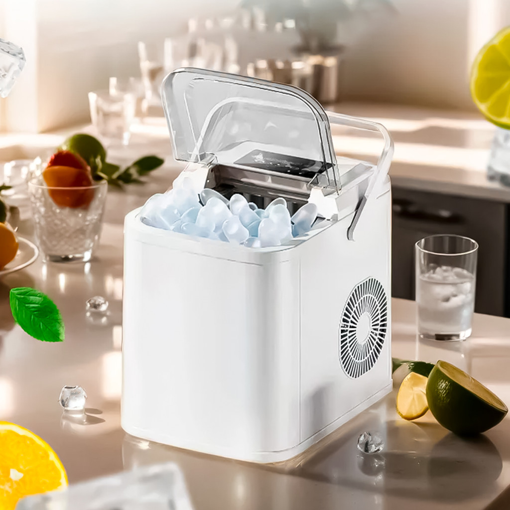 Maquina De Fazer Gelo Ice Maker Automática 12kg Super Rápida Doméstica ...