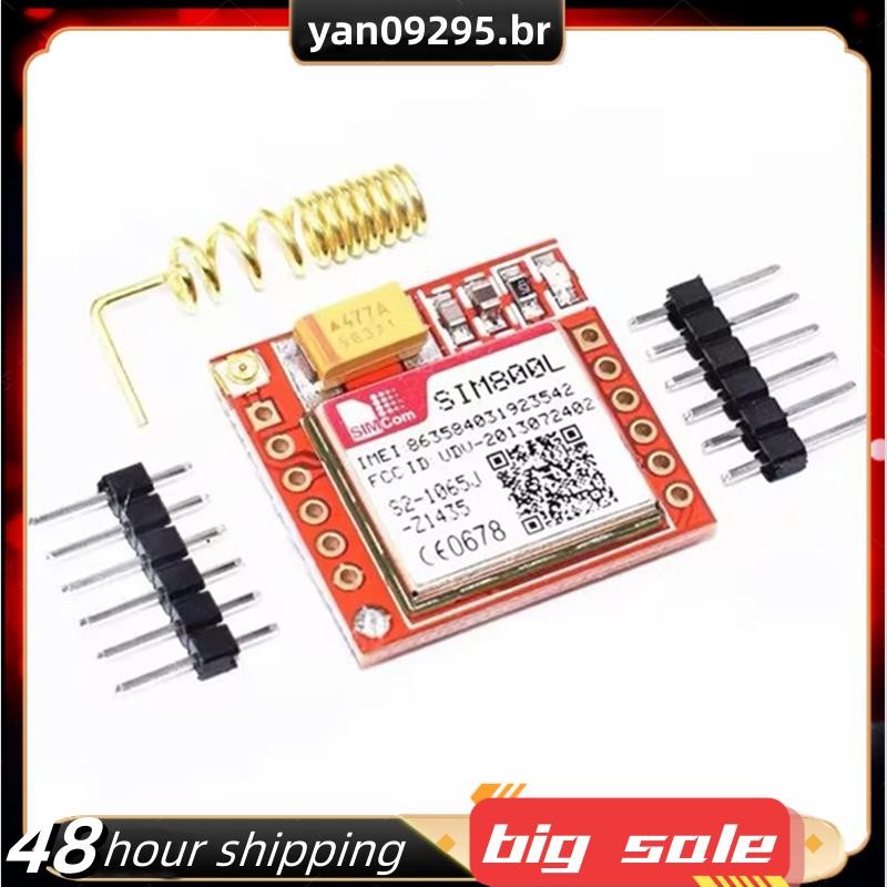 Módulo GPRS GSM Núcleo Quad-Band TTL Porta Serial Interface IPX Antena ...