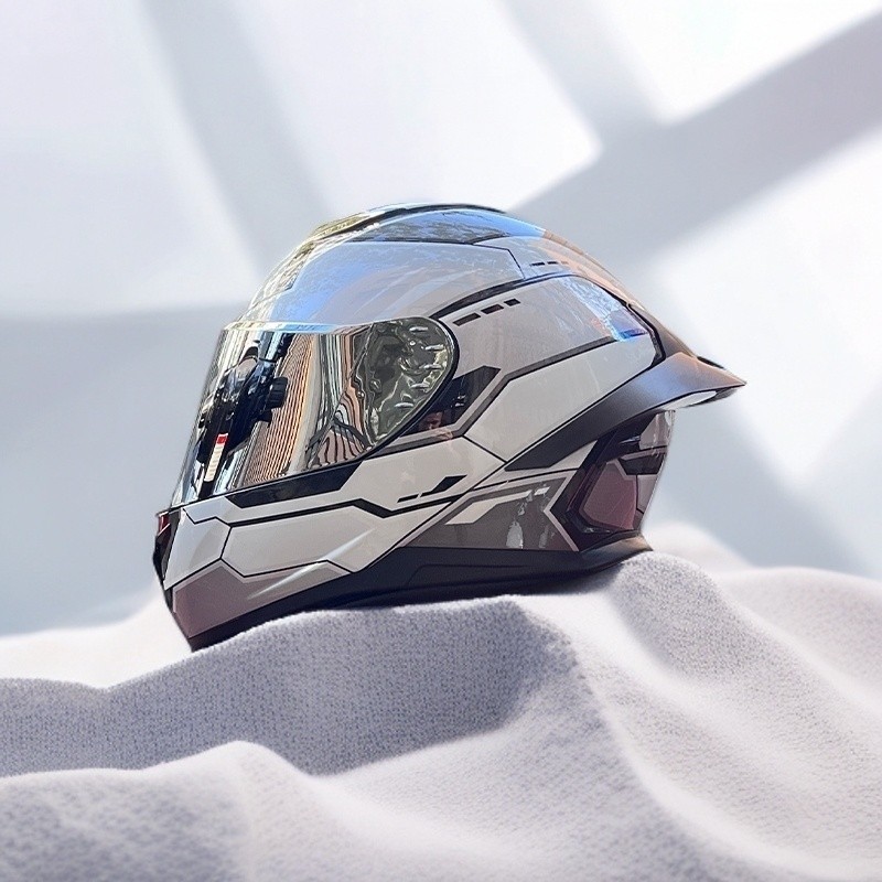 ORZ Capacete de motocicleta masculino e feminino Locomotiva de verão capacete completo ...