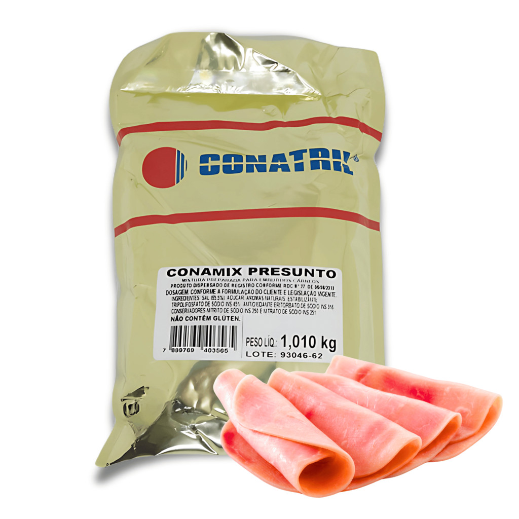 Tempero Presunto Injetados Defumados Tender Condimento Conamix 1Kg ...