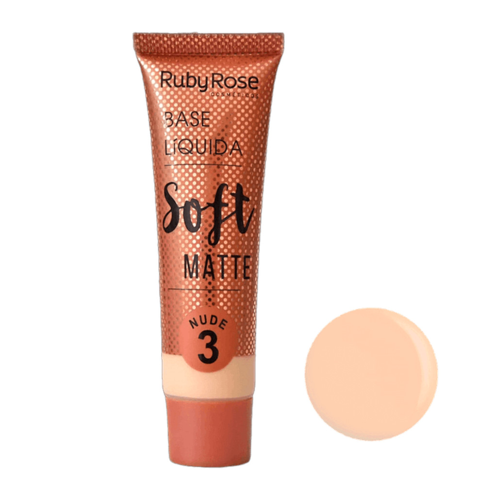 BASE SOFT MATTE NUDE3 RUBY ROSE 29ML | Shopee Brasil