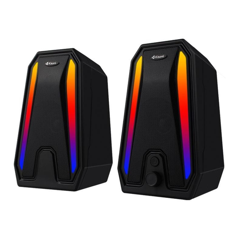 Caixa de Som Kisonli Stormpulse X10, RGB, 10W, USB, Preto, STP-X10-BL01 ...
