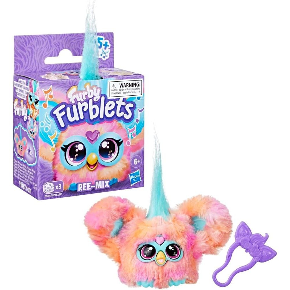 Pelúcia Furby Furblets Ree-Mix c/ Som Hasbro F9703 | Shopee Brasil