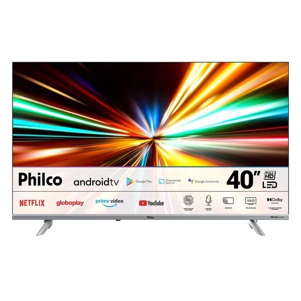Smart Tv Full Hd 40 Polegadas Philco Com Conversor Integrado | Shopee Brasil