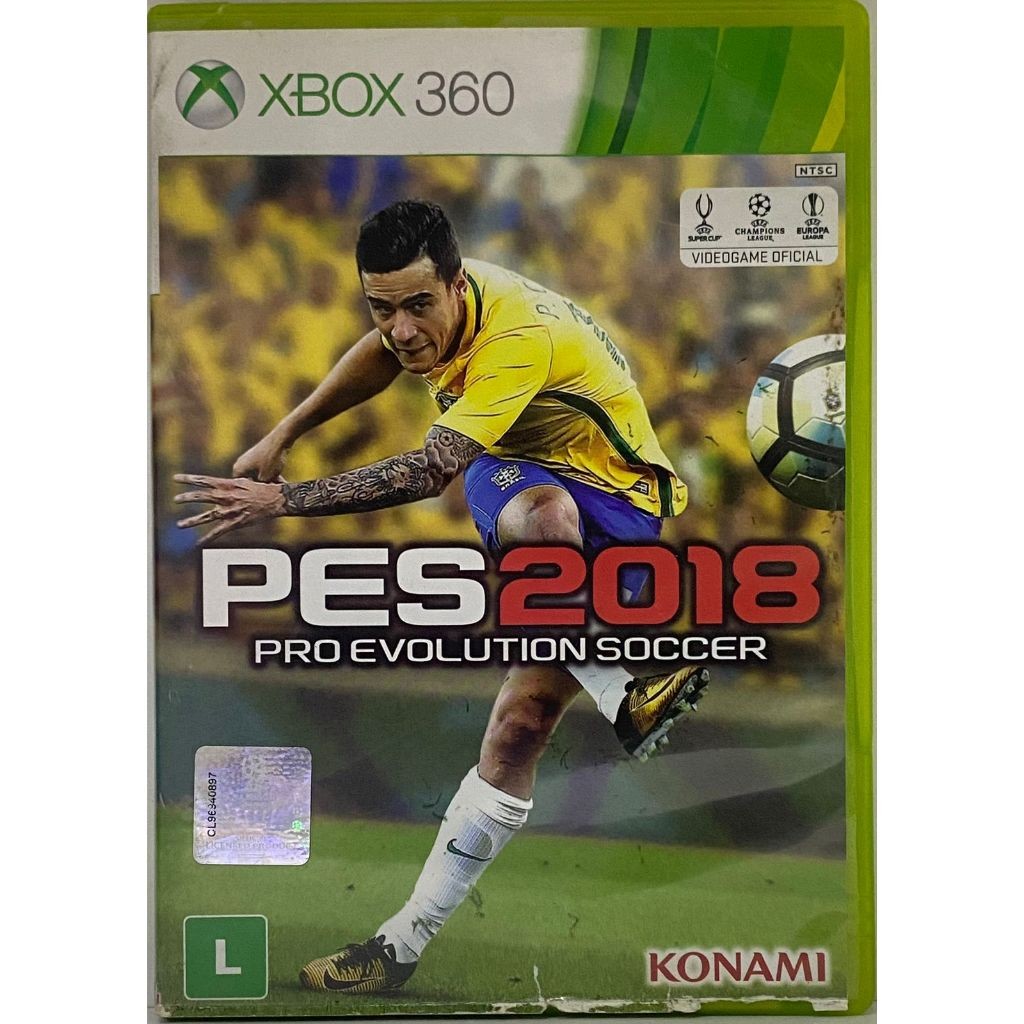 Pes 2018 - Xbox 360 - Original | Shopee Brasil