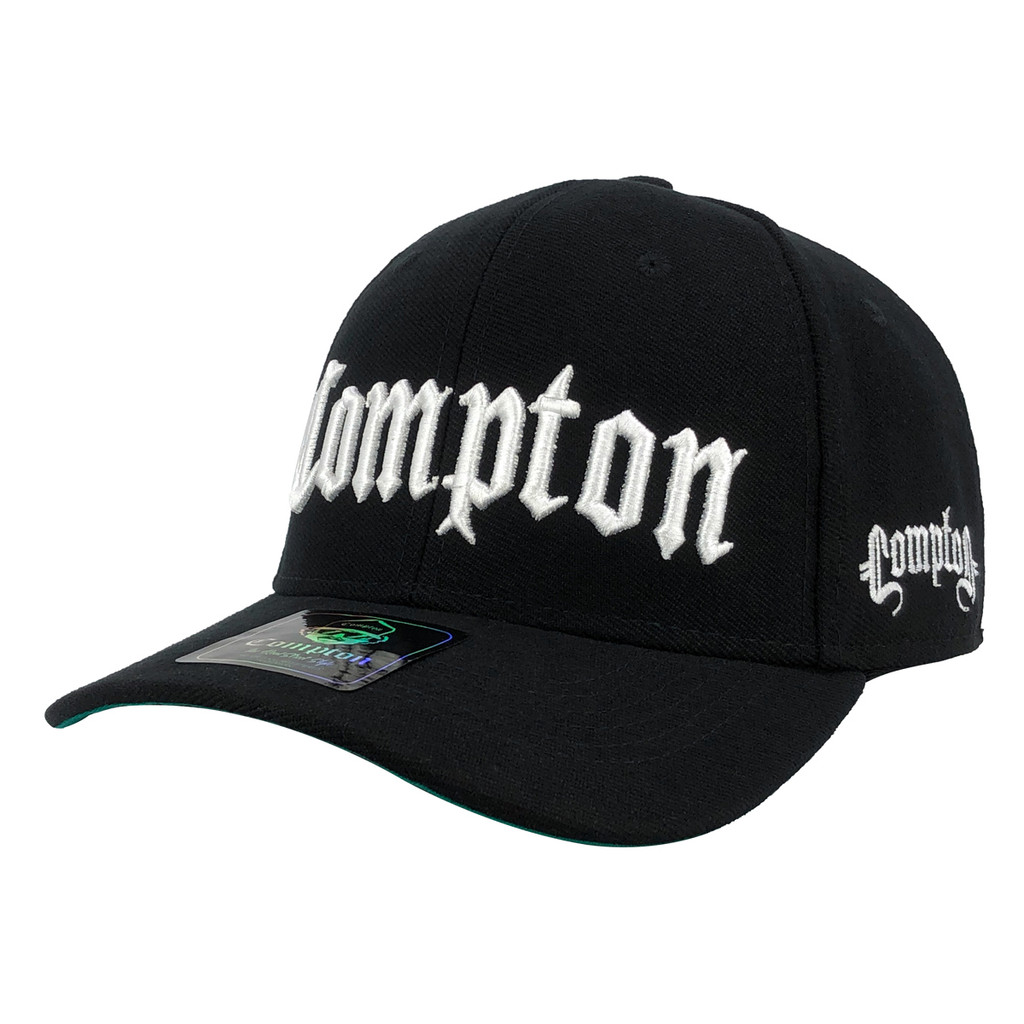 Boné Compton aba reta preto | Shopee Brasil