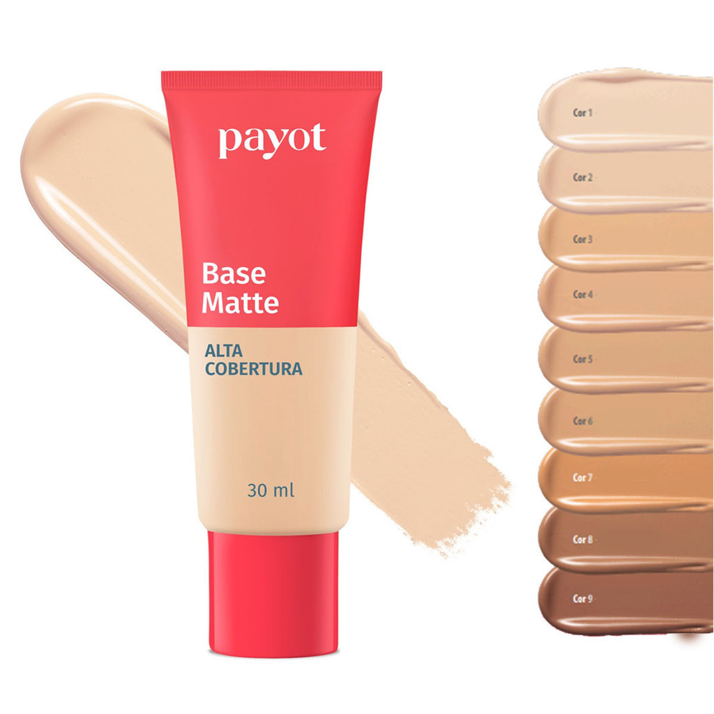 Base Matte Payot Alta Cobertura 30ml Cherrie Nova Boca Rosa | Shopee Brasil