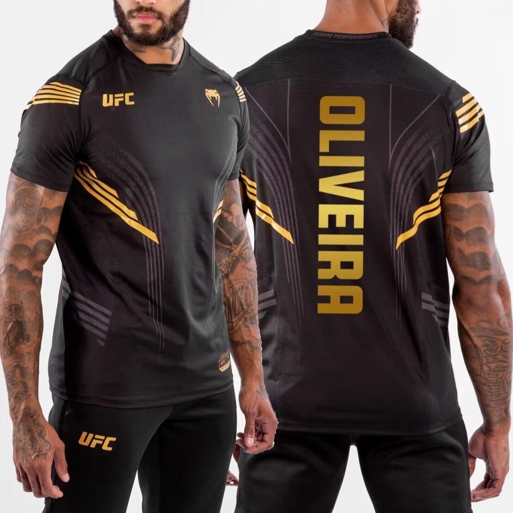 UFC Luta Partida Fãs 3D Impressão Verão Respirável Sportswear Men's ...